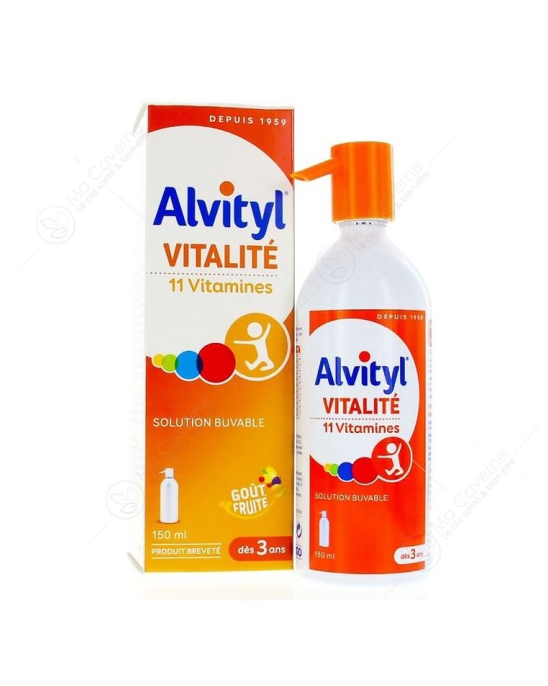 ALVITYL SIROP VITALITE 11 VITAMINES 150ML - PARA CENTRE