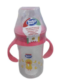 BABY PUR BIB PP LARGE AVEC ANSE 360ML REF: 72012 - PARA CENTRE
