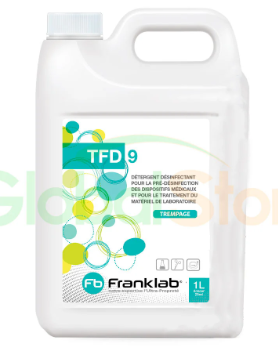 Détergent désinfectons alcalin TFD9 FRANKLAB - PARA CENTRE