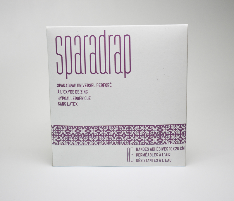 SPARADRAP PERFORE 10X20CM -05 PIECES - PARA CENTRE