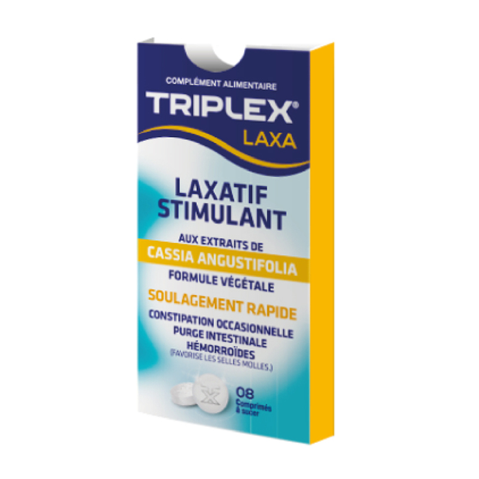TRIPLEX LAXATIF STIMULANT 8 COMPRIMES - PARA CENTRE