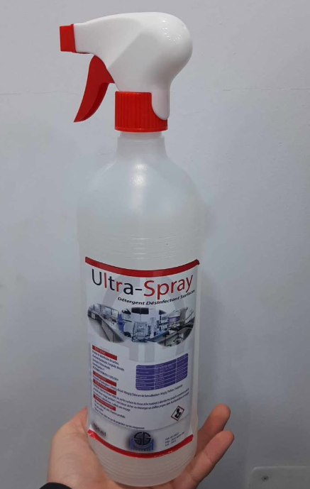 ULTRA SPRAY 950ML DETERGENT DESINFECTANT SURFACES - PARA CENTRE